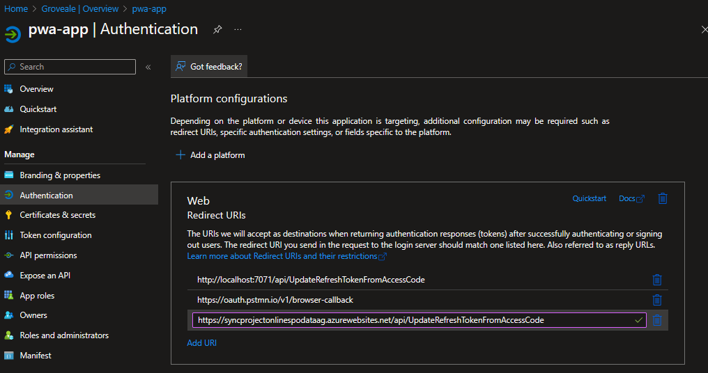 Connect to Project Online Site Collection using an app registration - The solution - Alex Grover